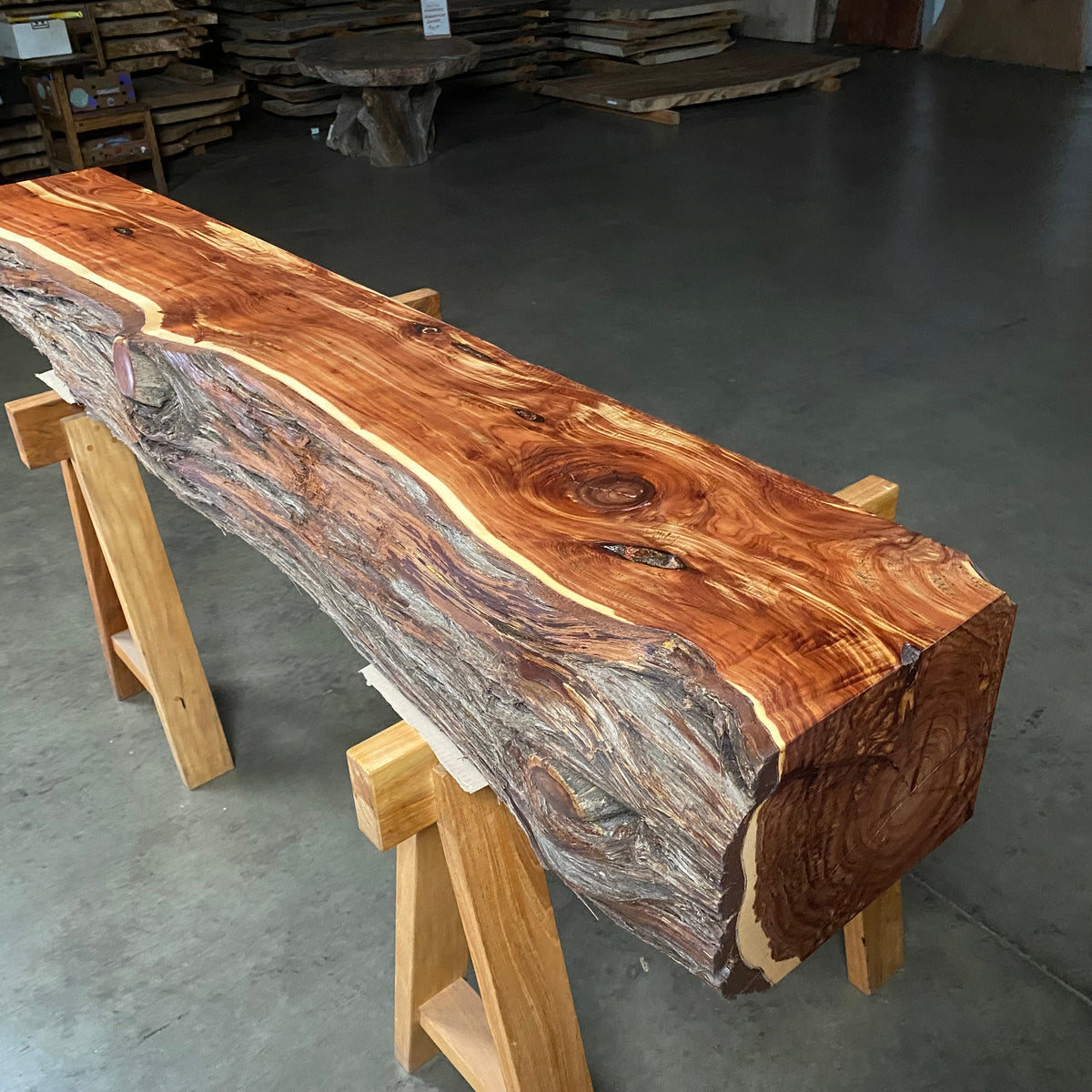 Live Edge Wood Mantels | Collector's Specialty Woods