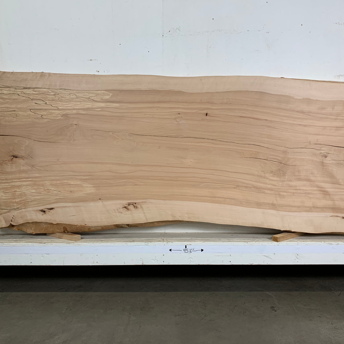 A live edge beech slab of wood – Collector's Specialty Woods