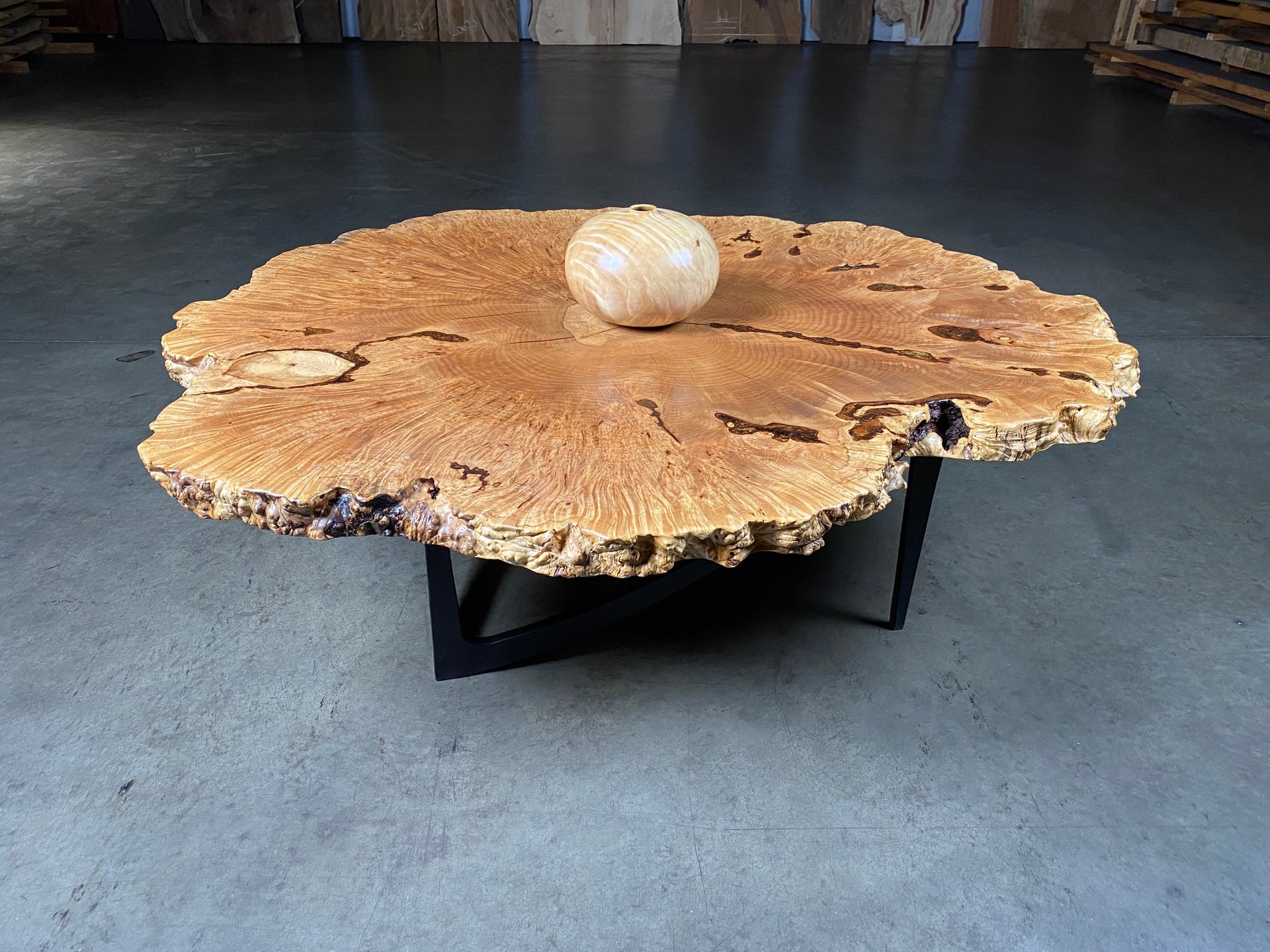 Maple Burl Breakfast/Coffee Table – Collector's Specialty Woods