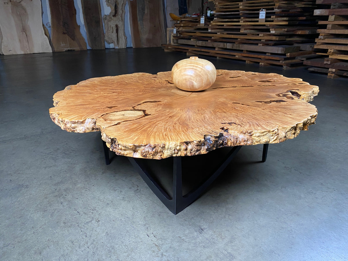Maple Burl Breakfast/Coffee Table – Collector's Specialty Woods