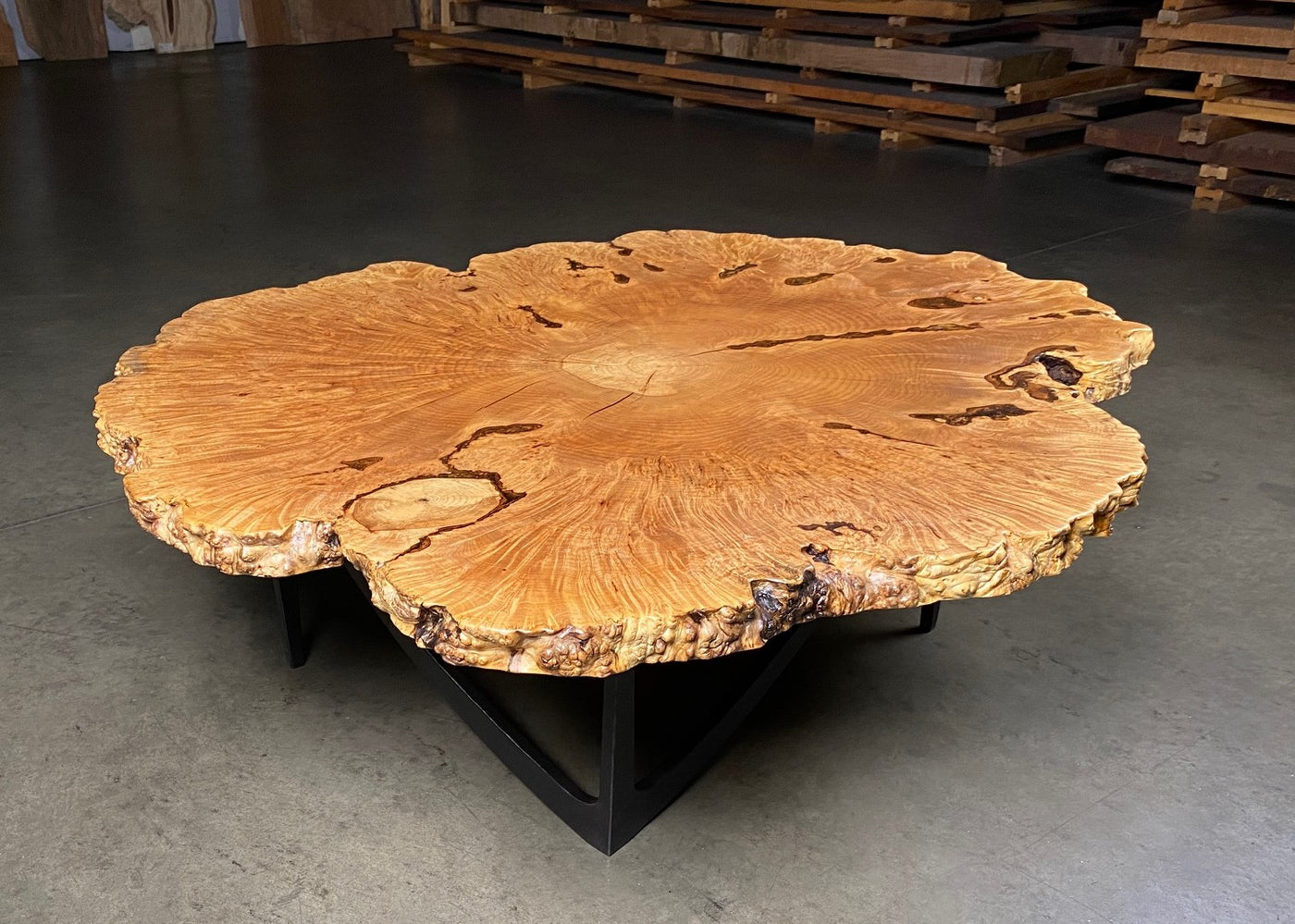 Maple Burl Breakfast/Coffee Table – Collector's Specialty Woods