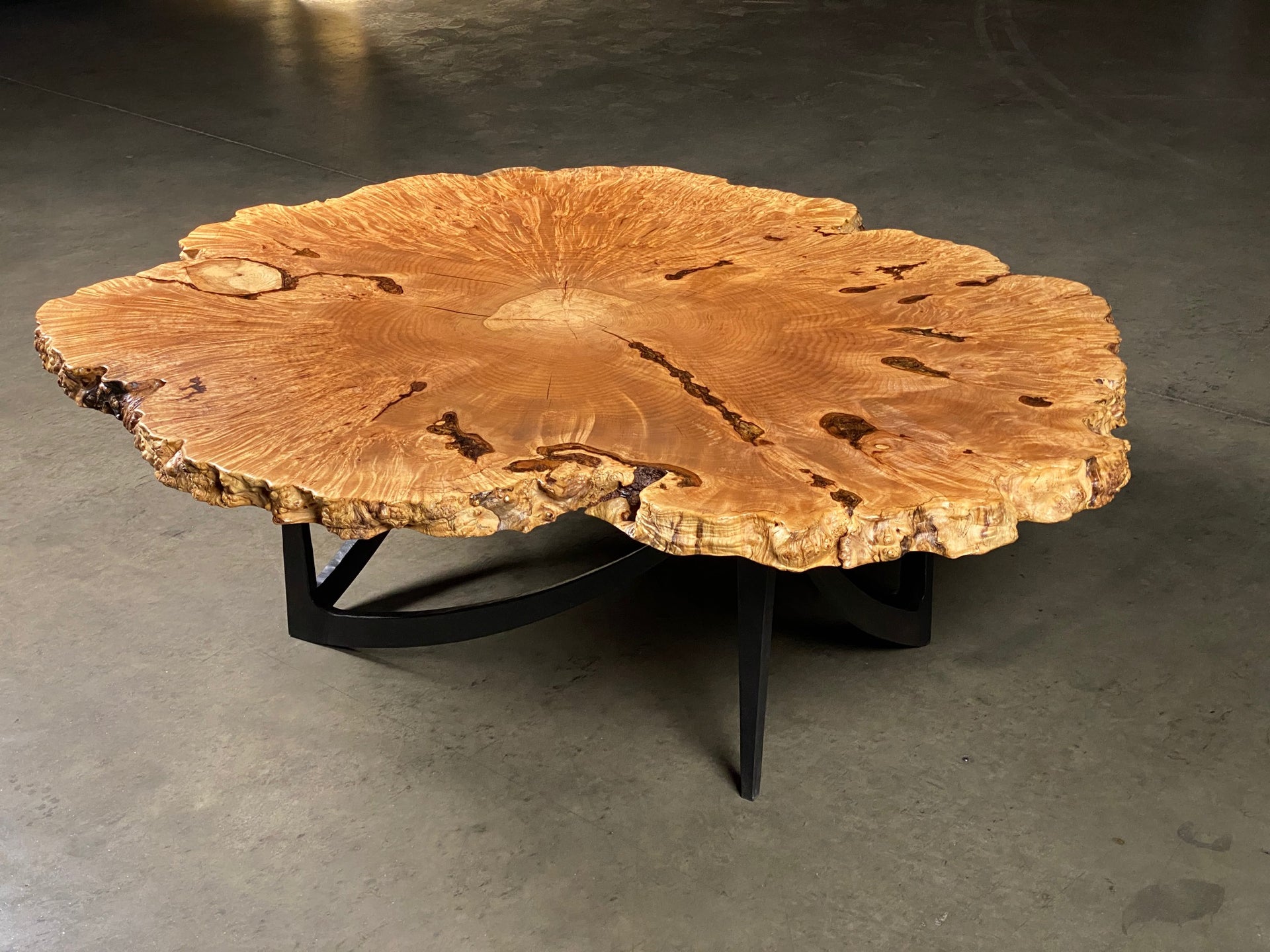 Maple Burl Breakfast/Coffee Table – Collector's Specialty Woods