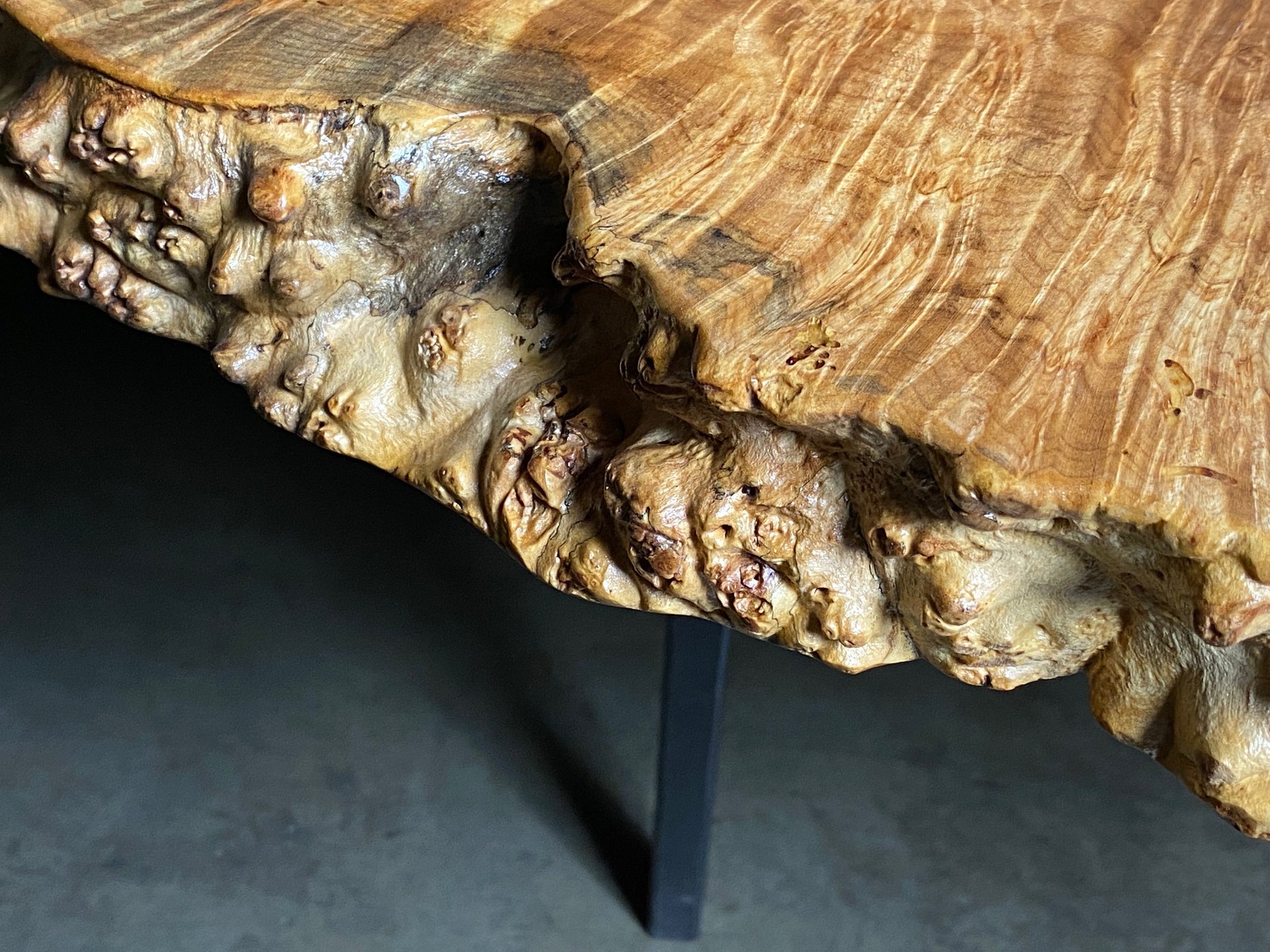 Maple Burl Breakfast/Coffee Table – Collector's Specialty Woods