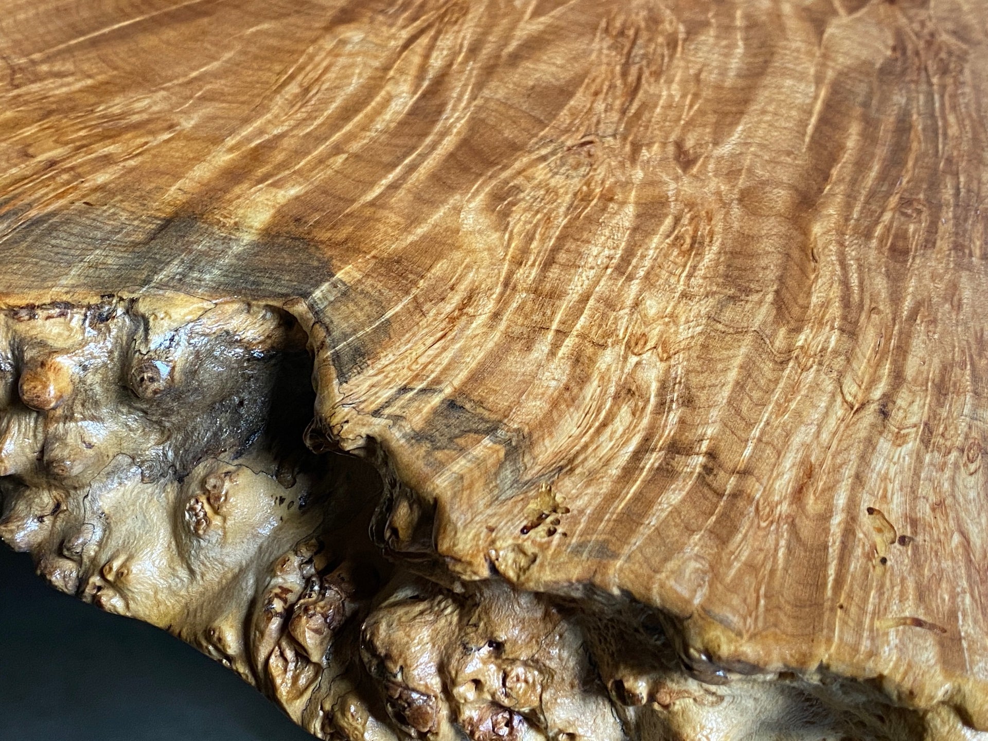 Maple Burl Breakfast/Coffee Table – Collector's Specialty Woods