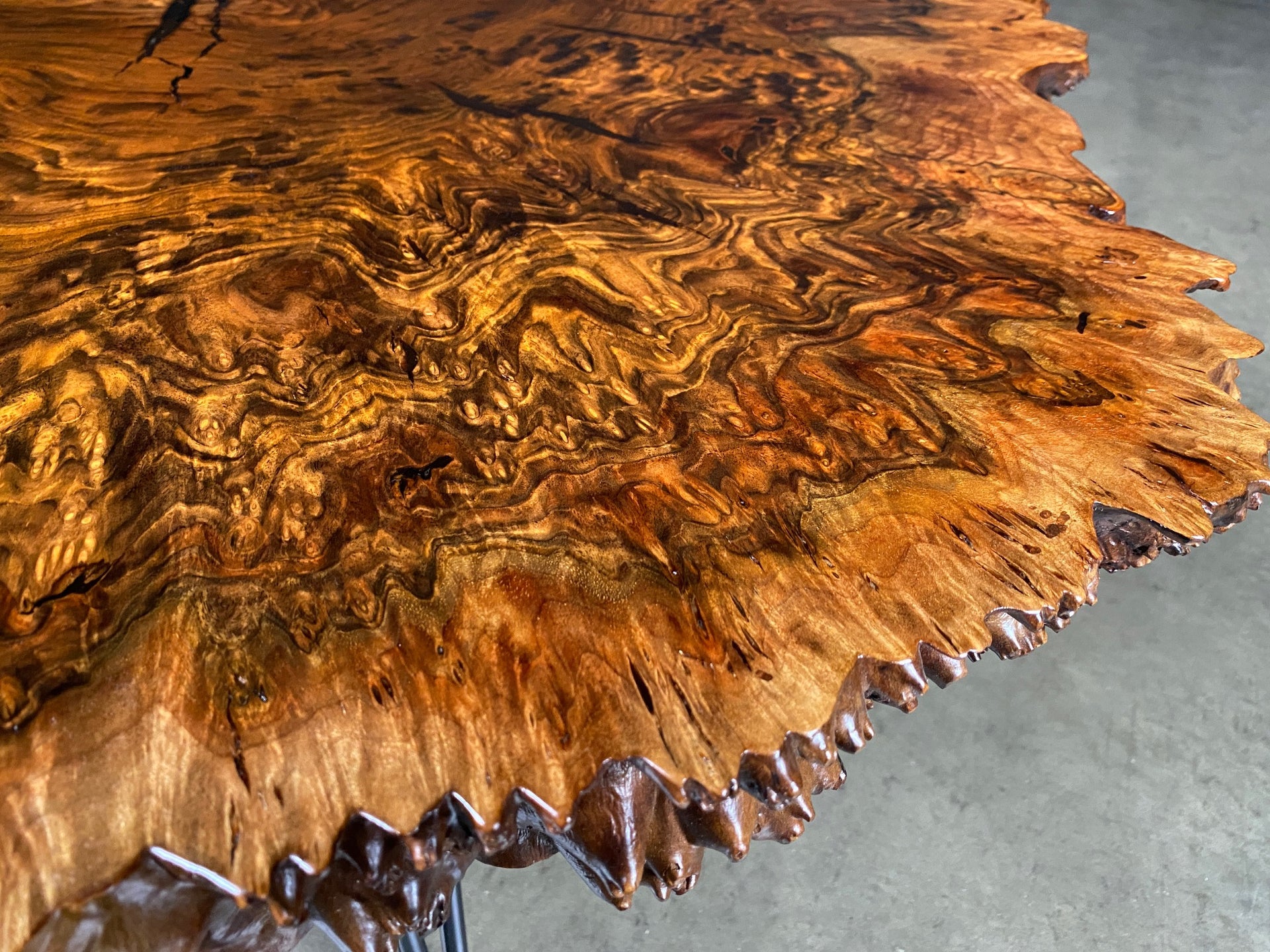 Claro Walnut Burl Coffee Table | Custom Furniture | CS Woods ...